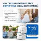 Natural potassium citrate for energy boost