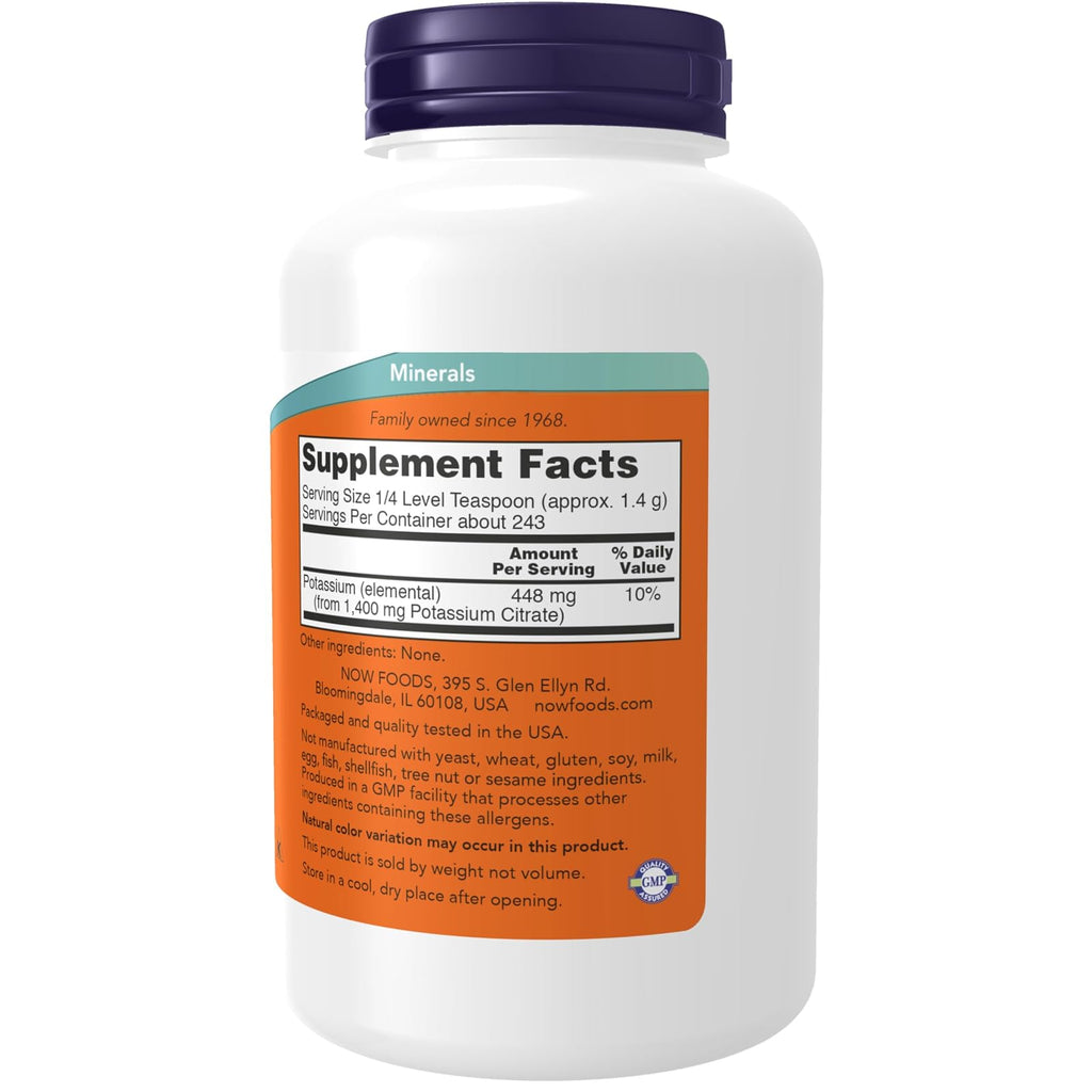 natural potassium citrate for energy