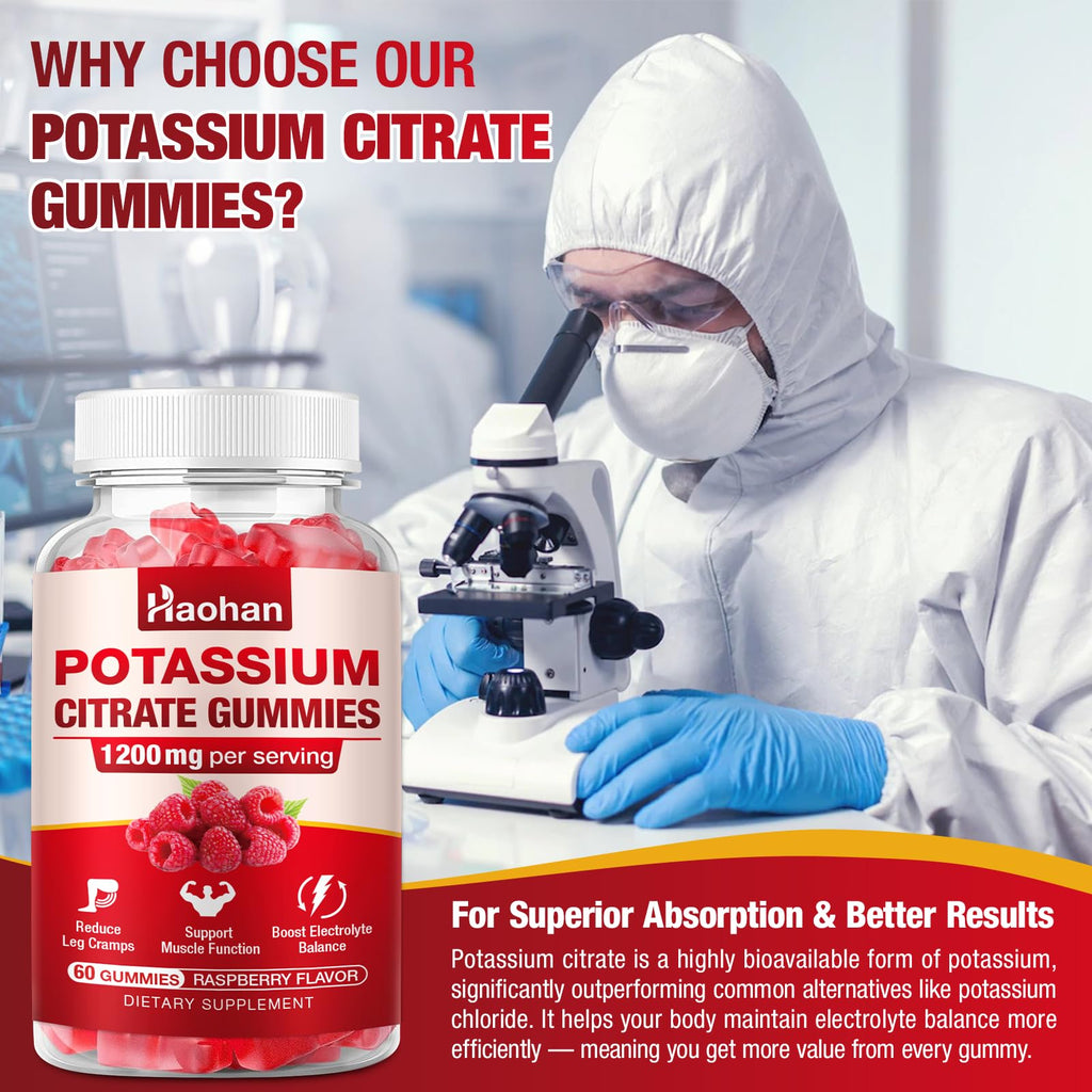 natural potassium citrate for hydration
