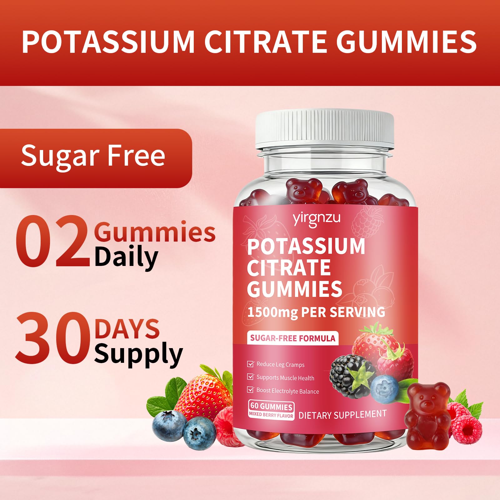 natural potassium citrate for hydration