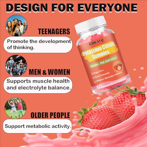 natural potassium citrate for muscle support