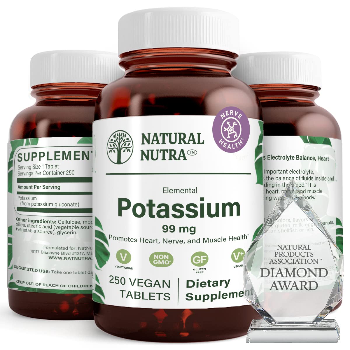 natural potassium gluconate supplement