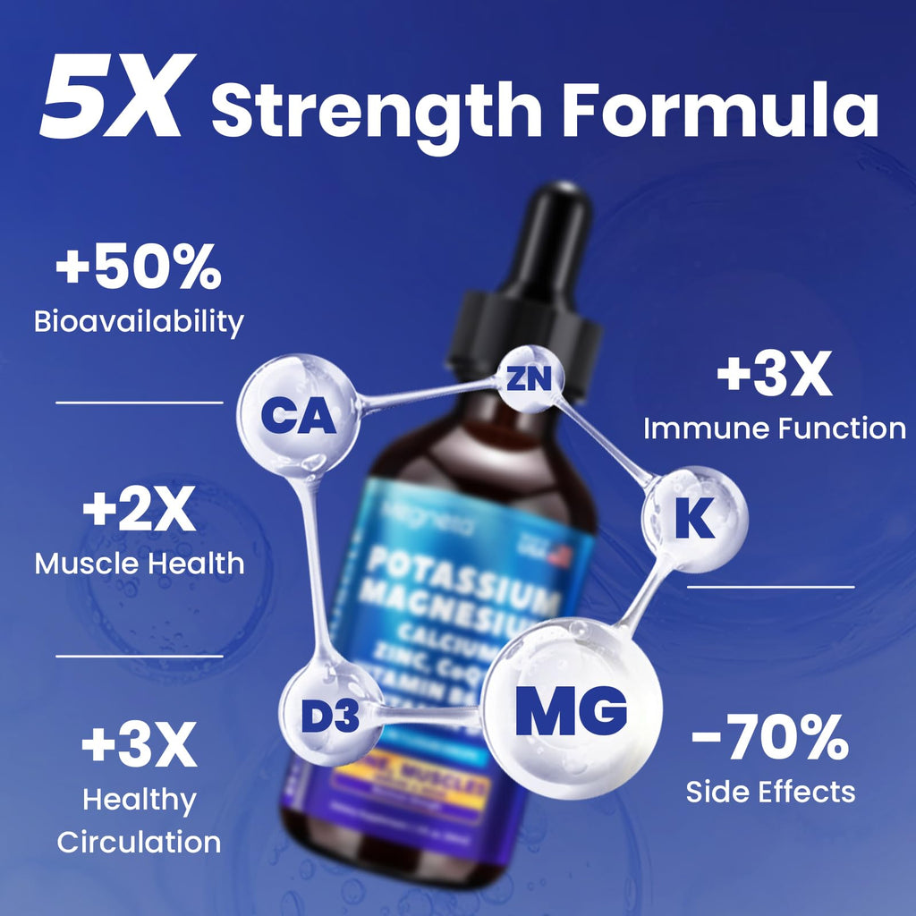 natural potassium magnesium drops for wellness