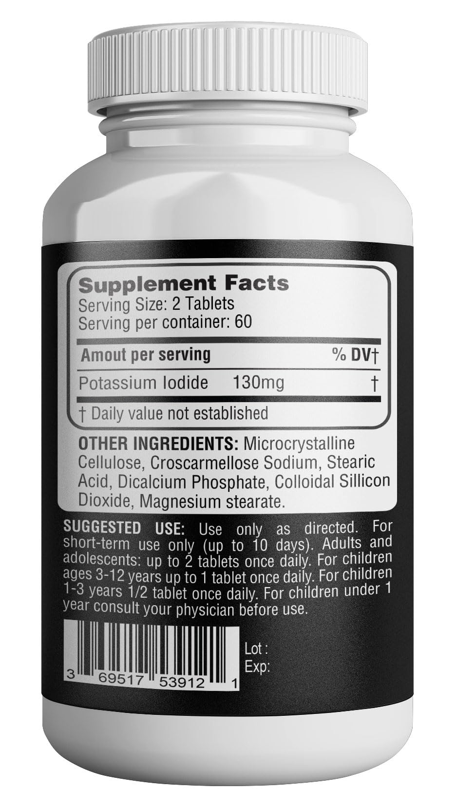 Natural potassium source for supplements