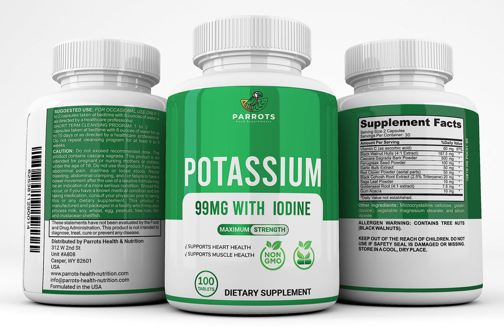 natural potassium source in convenient capsules