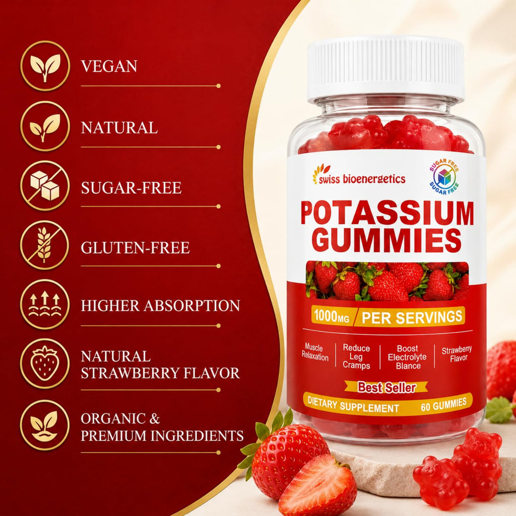 Natural potassium source in gummies
