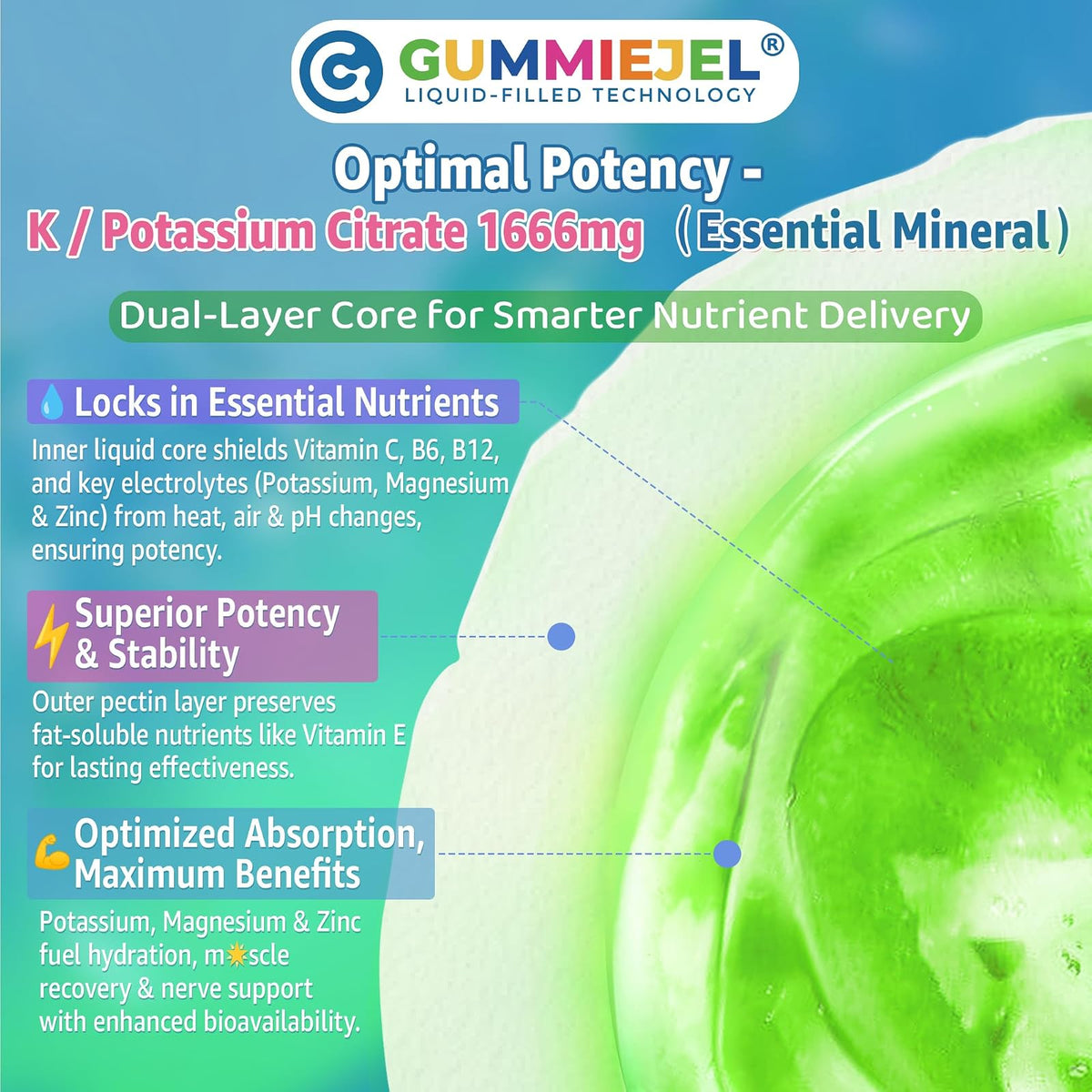 natural potassium source in gummies