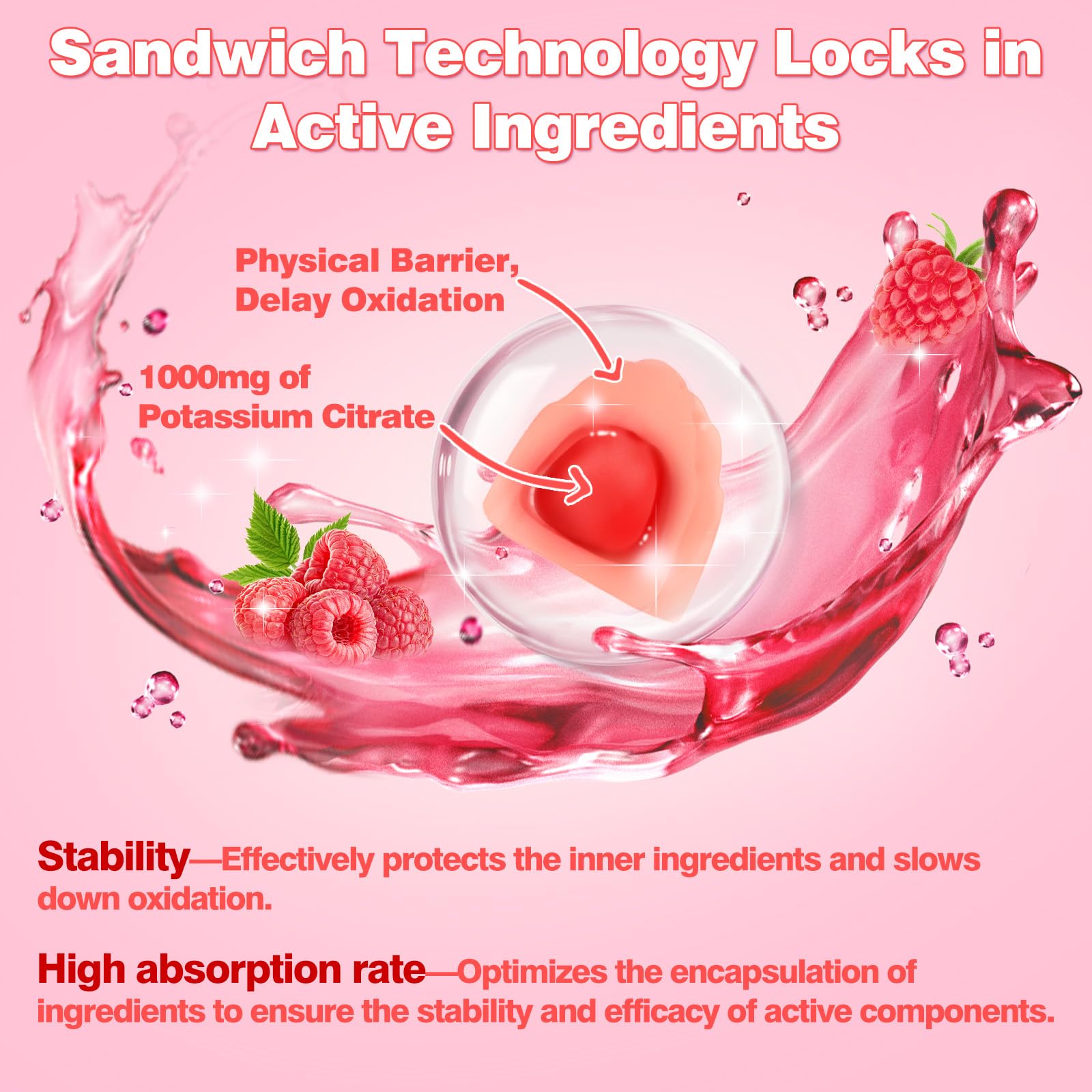 Natural potassium source in gummy form