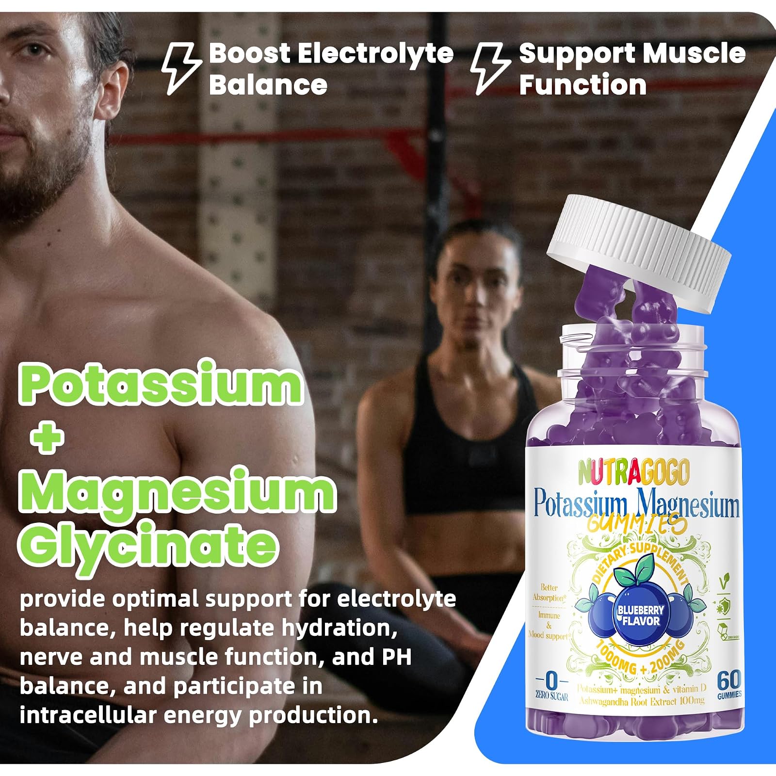 natural potassium source with magnesium