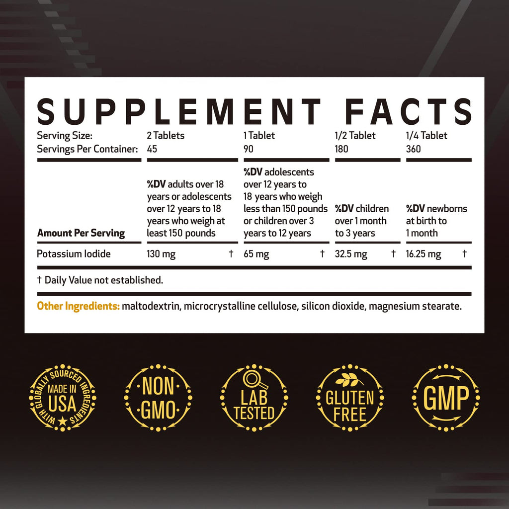 Natural potassium supplement for energy boost