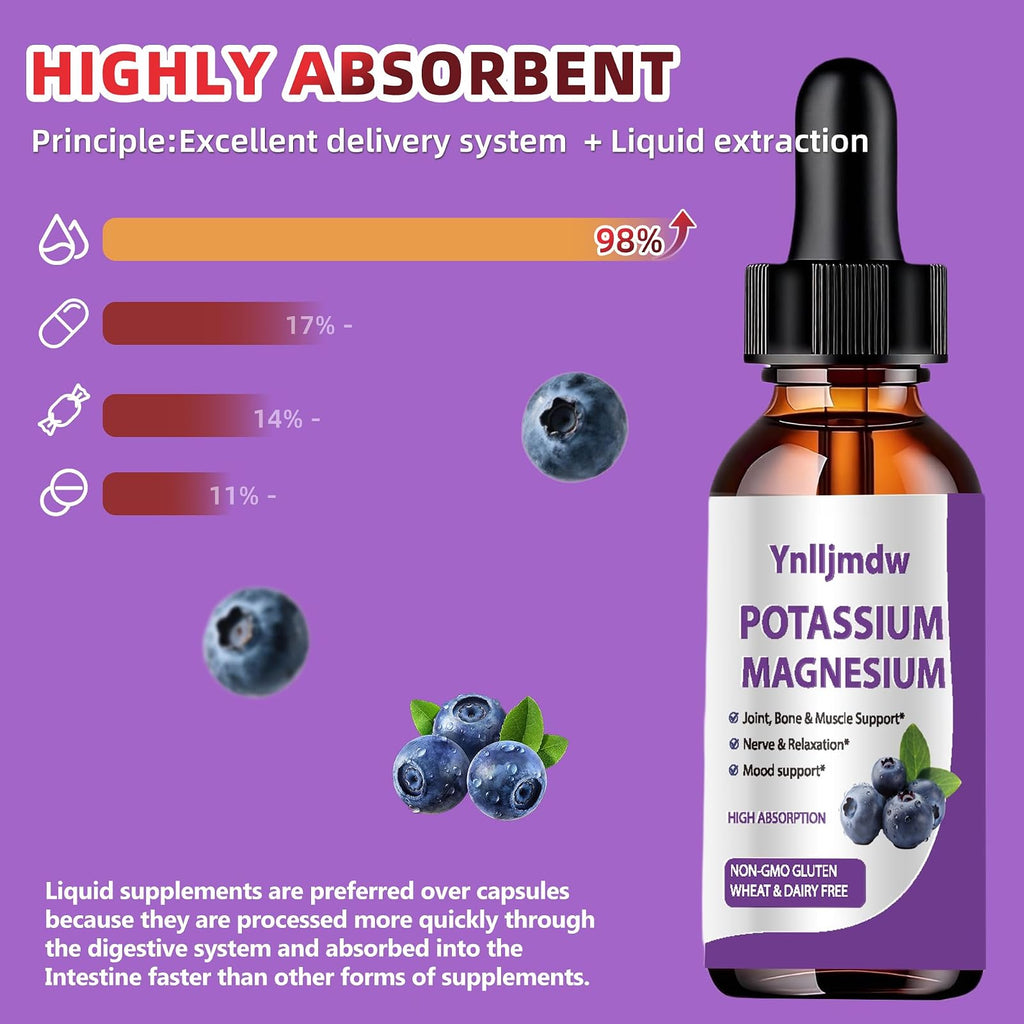 Natural potassium supplement for energy