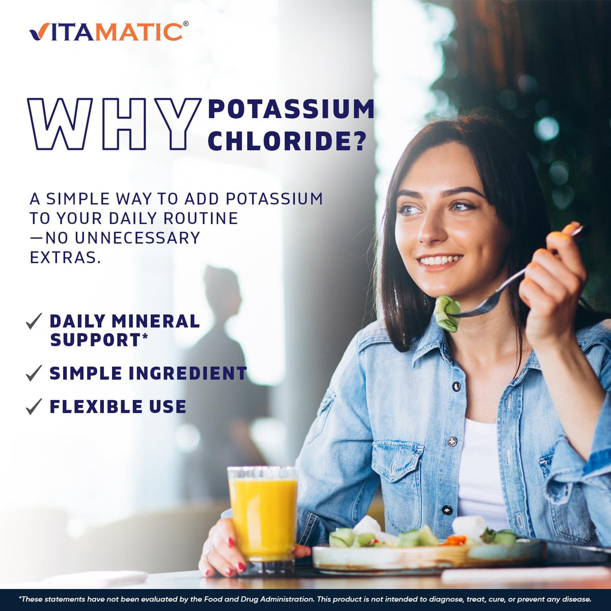 Natural potassium supplement for hydration