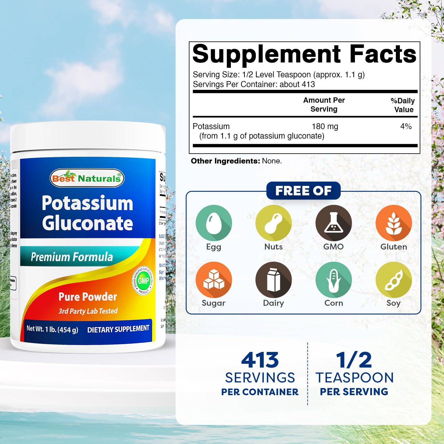 natural potassium supplement for muscle health