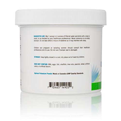 Natural potassium supplement for wellness