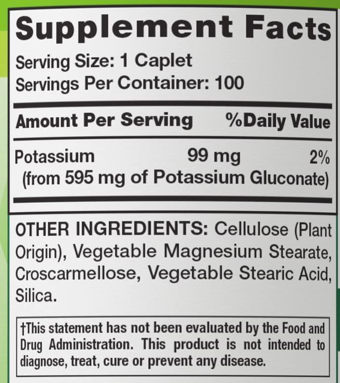 Natural potassium support for daily energy