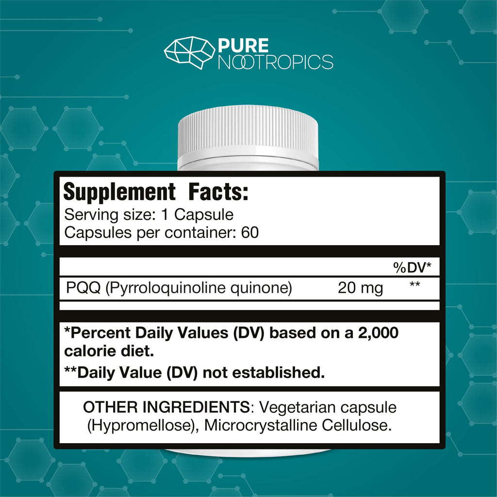 Natural PQQ for optimal health