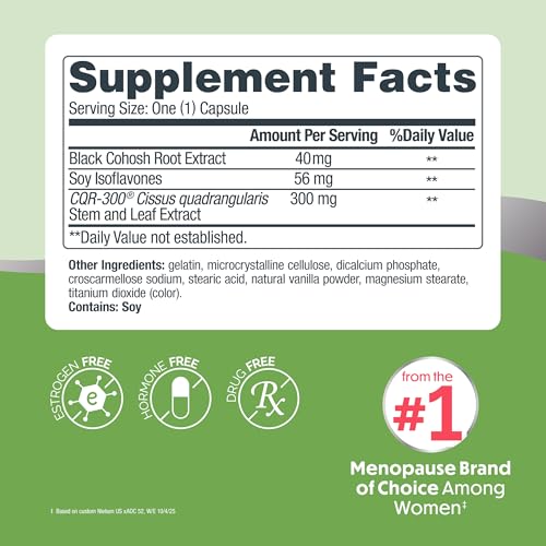 natural pre-menopause support capsules