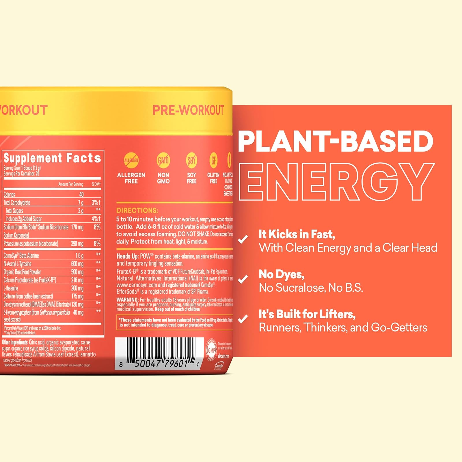 natural pre workout for athletes