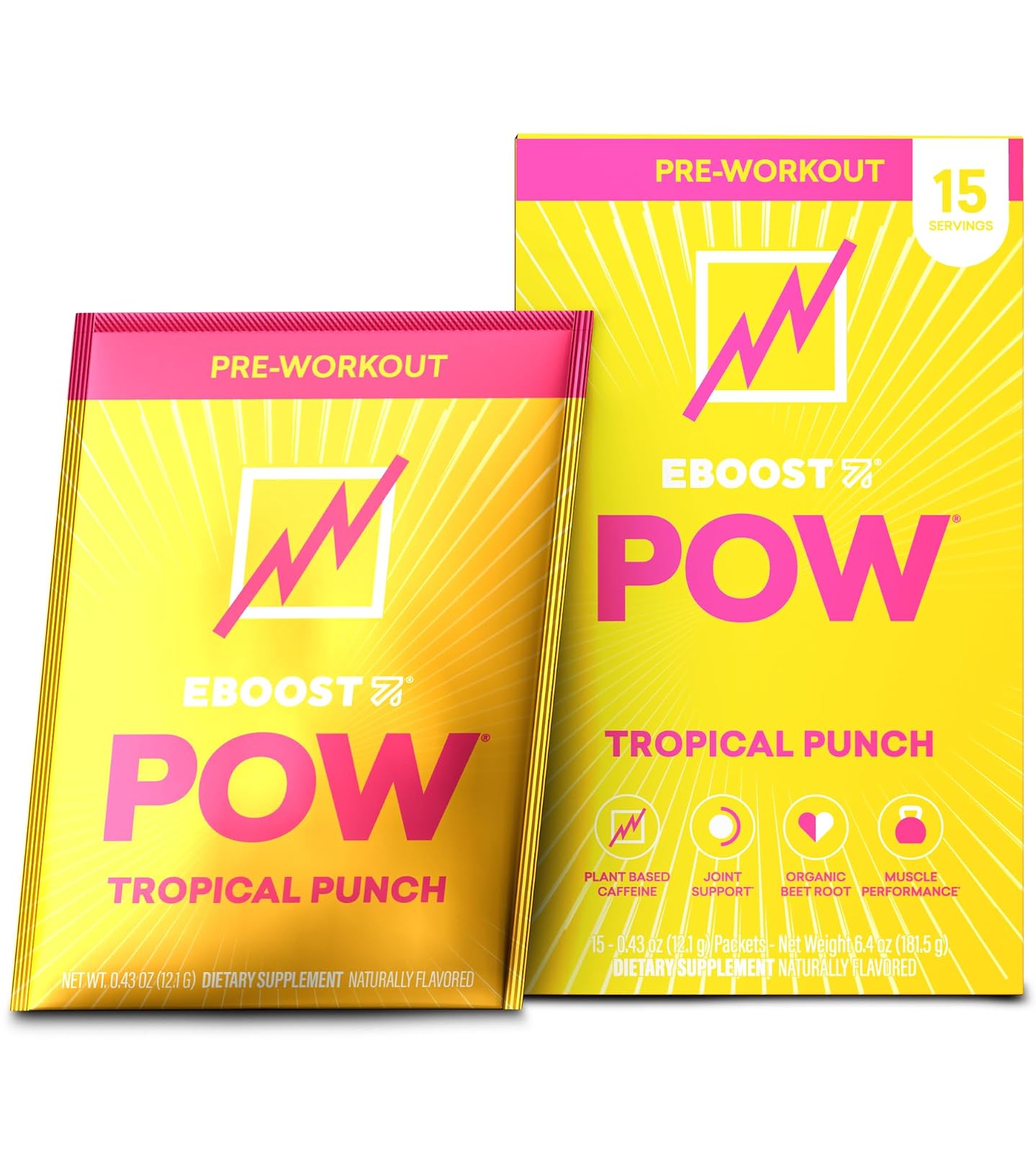 natural pre-workout powder packets