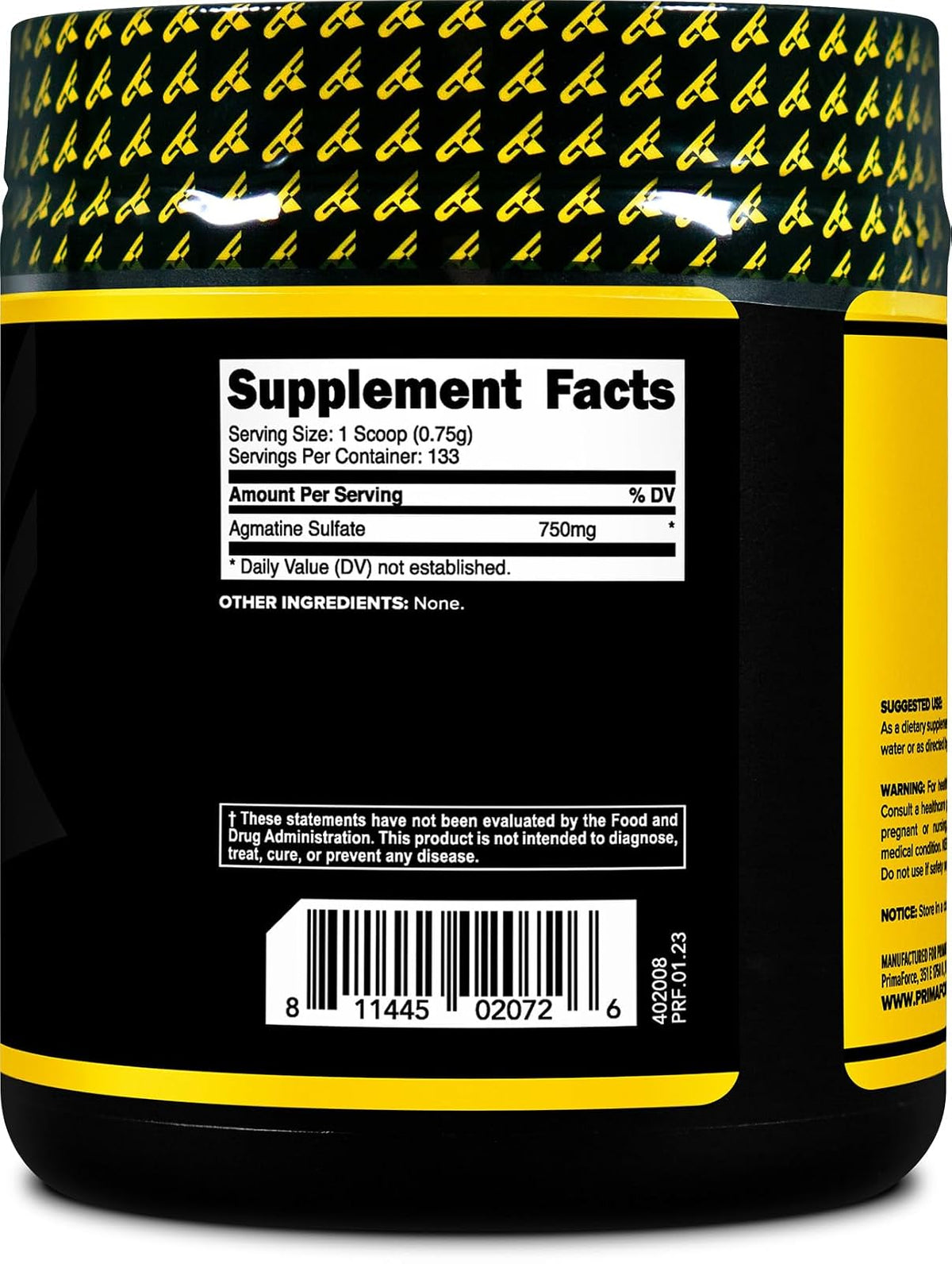 natural pre-workout supplement Agmatine Sulfate
