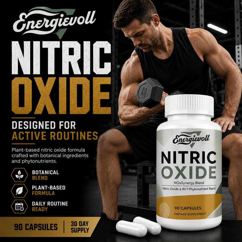 Natural pre-workout supplement capsules