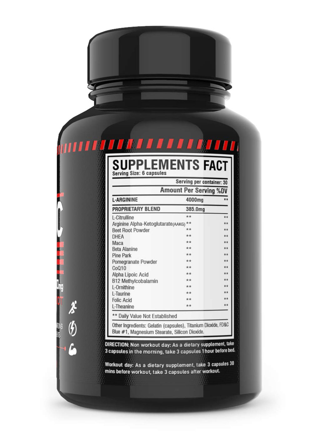 Natural pre-workout supplement for athletes