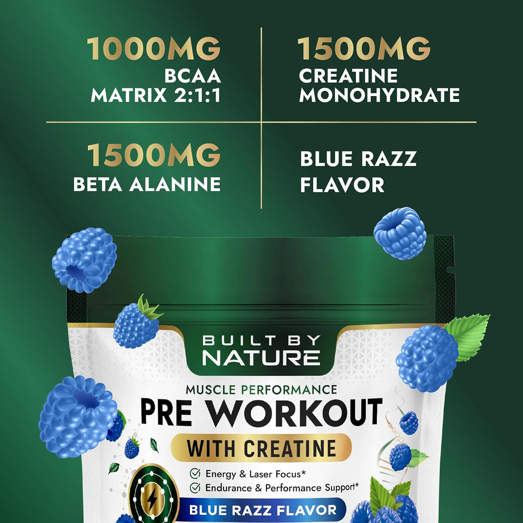 Natural pre-workout supplement for workouts