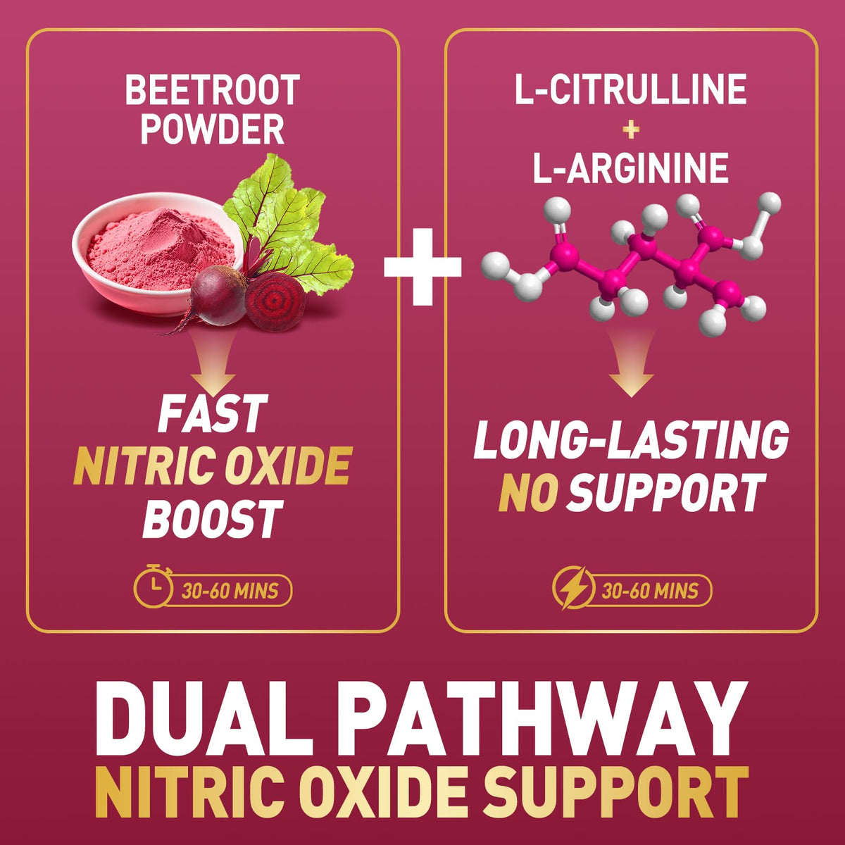 Natural pre-workout supplement powder
