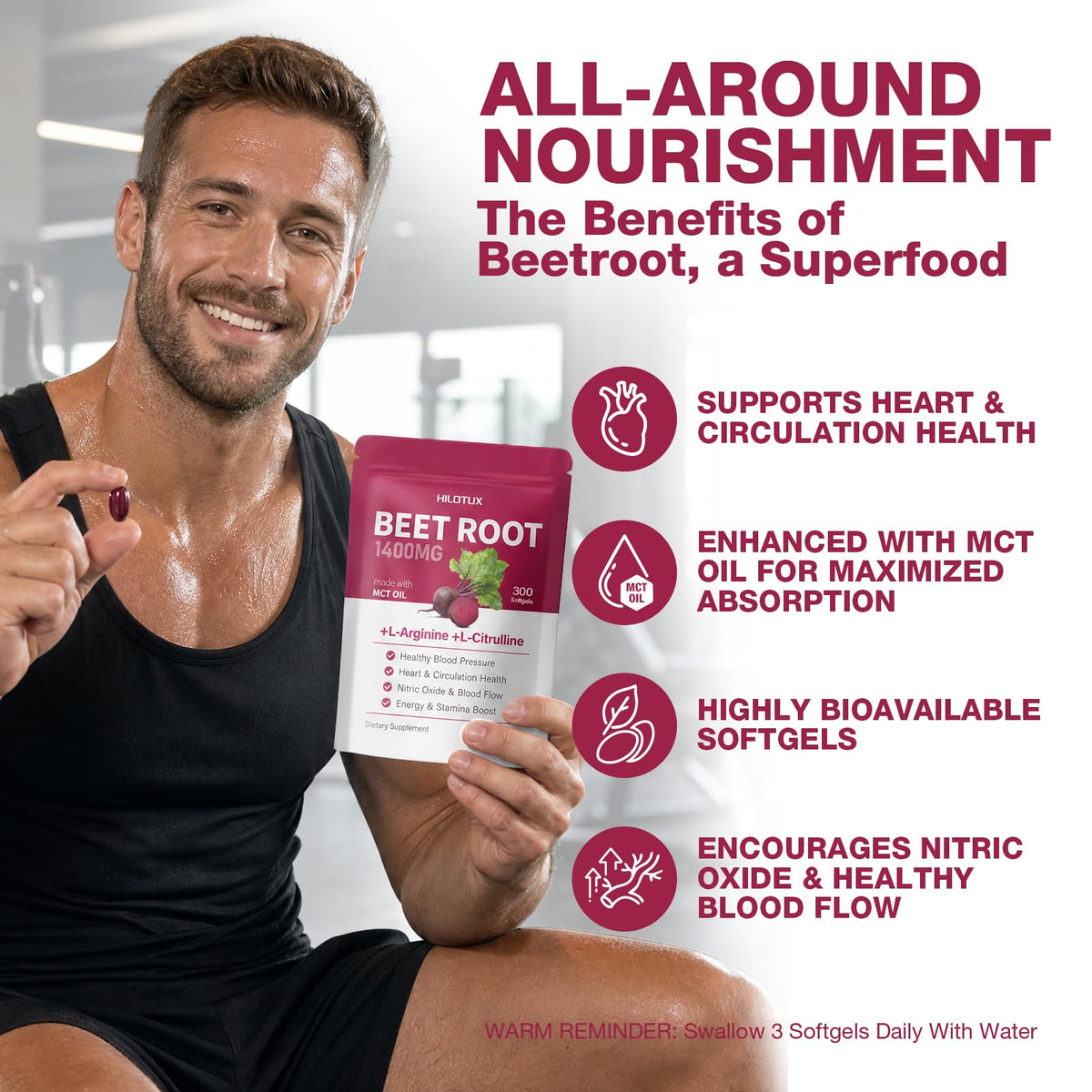 natural pre-workout supplement with beet root