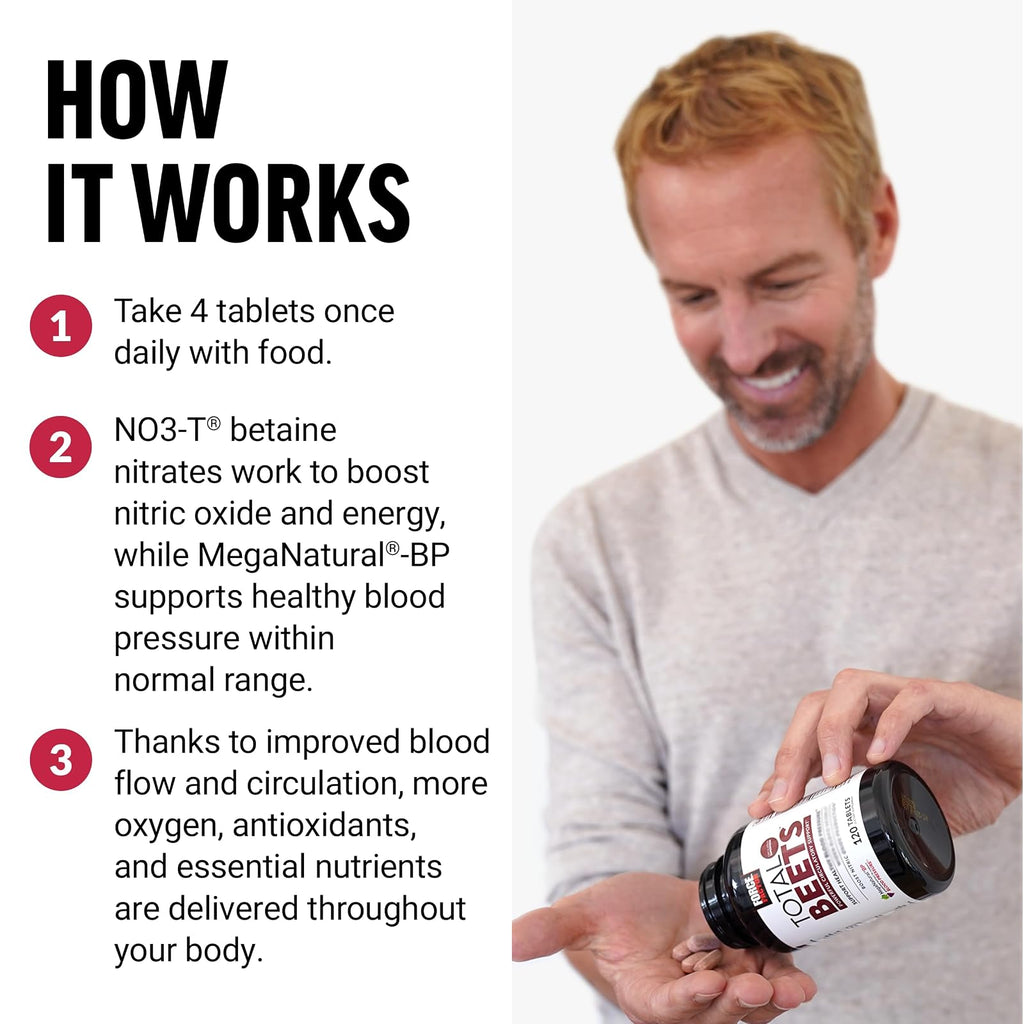 Natural pre-workout supplement with beets