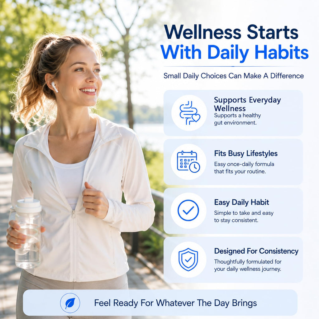 Natural prebiotic and probiotic formula Daily Tribiotic