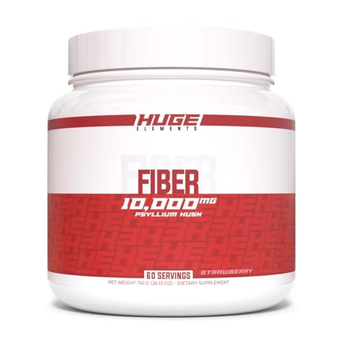 Natural prebiotic psyllium fiber supplement