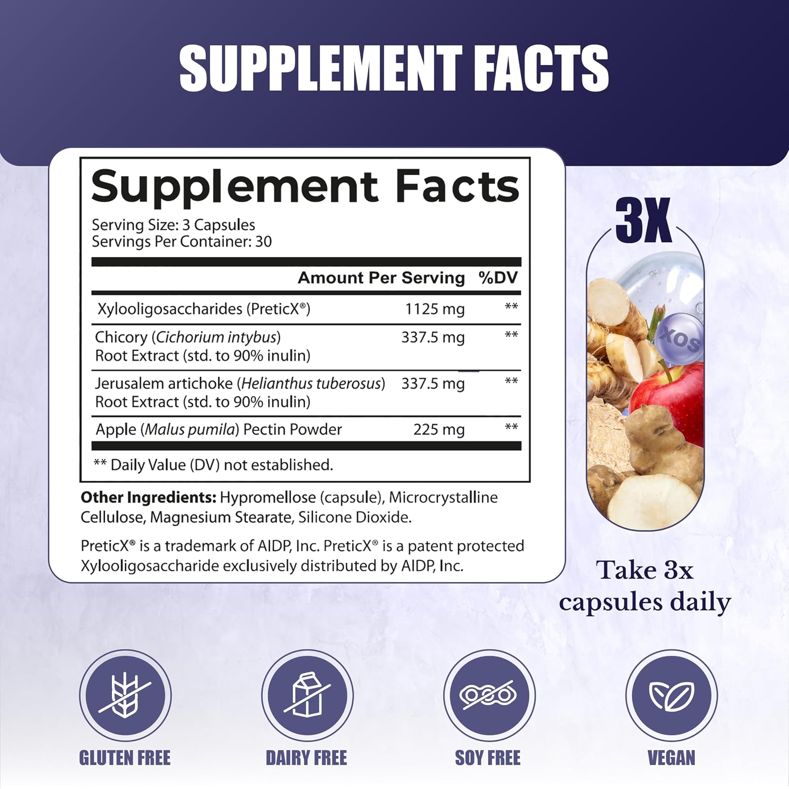 natural prebiotics supplement for digestion