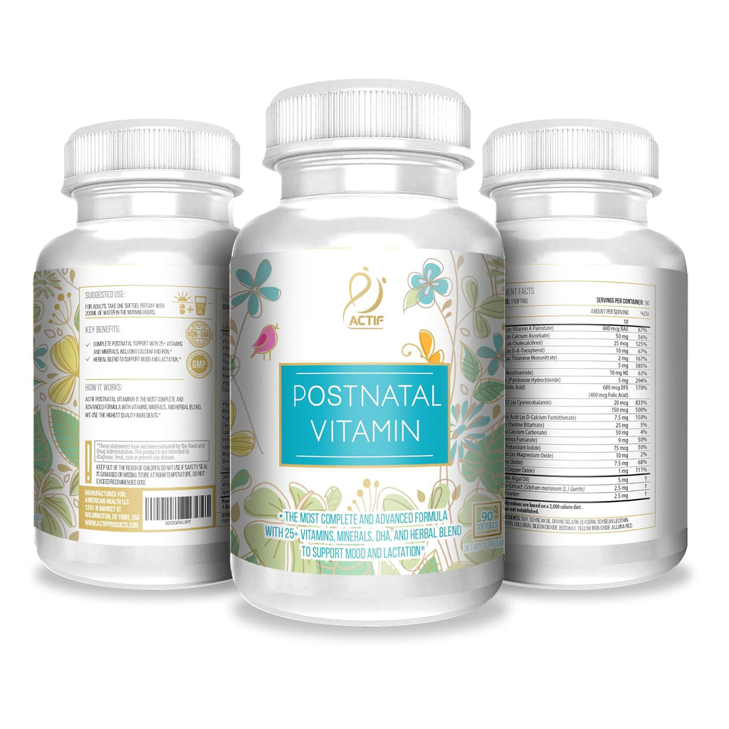 natural prenatal dha for postpartum health