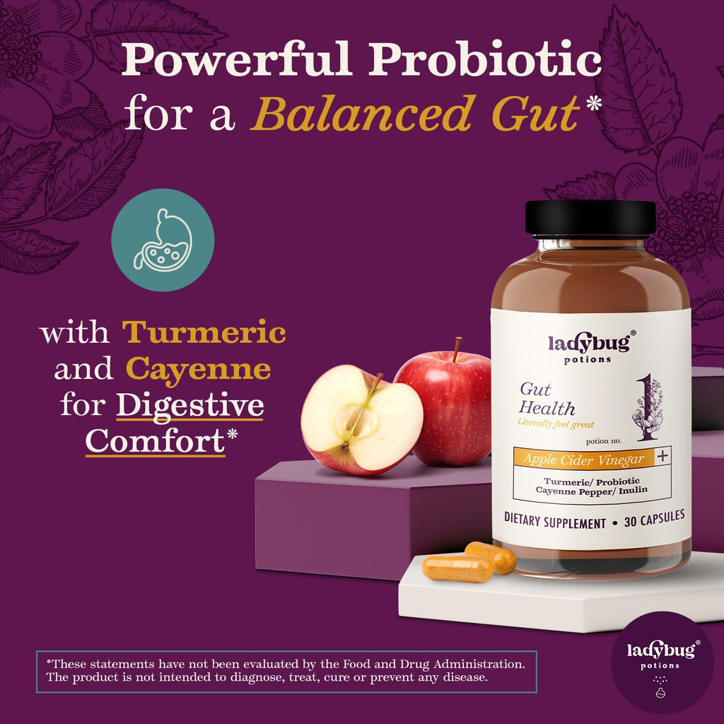 Natural probiotic apple cider vinegar