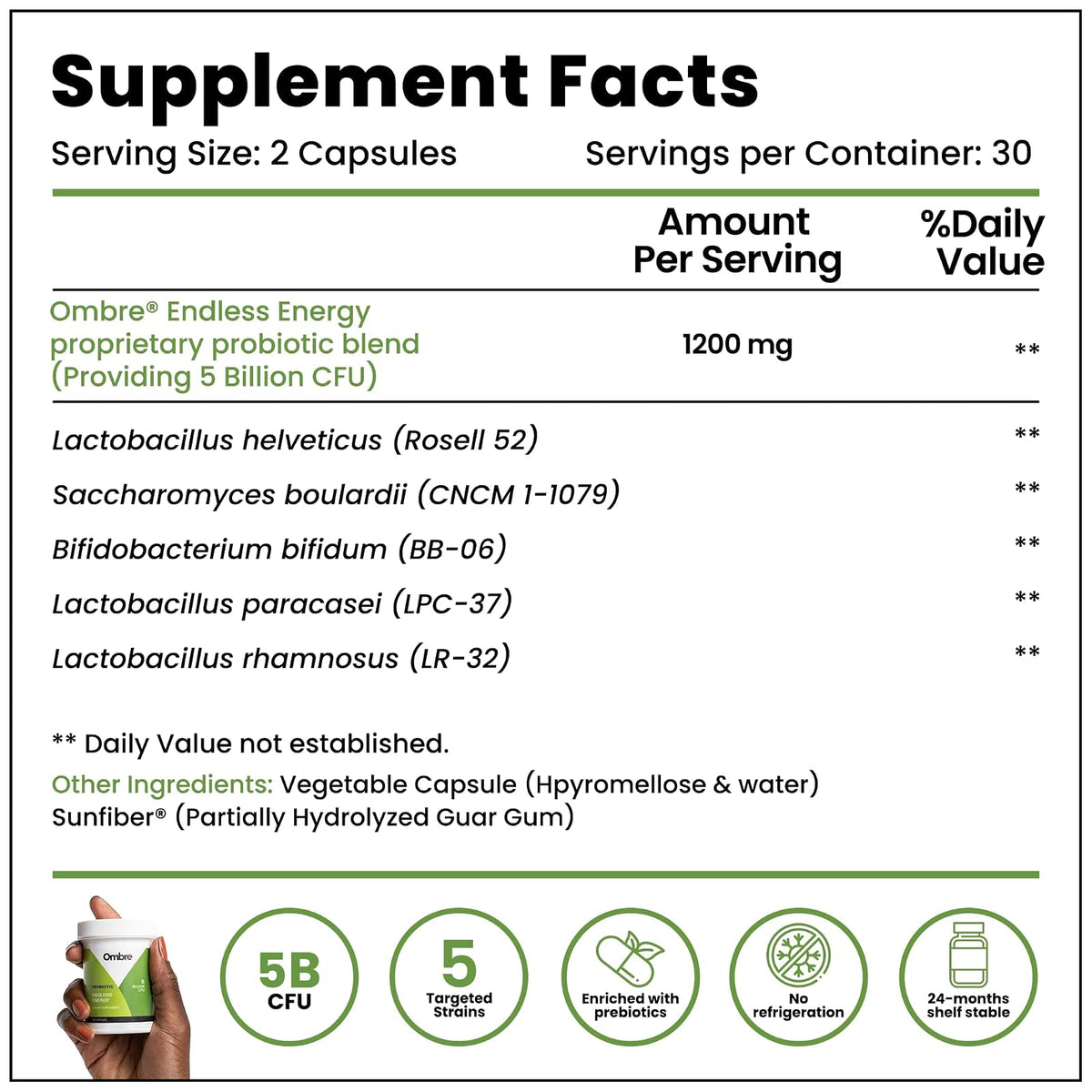 Natural probiotic for daily wellness