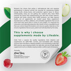 Natural probiotic gummies for balanced flora