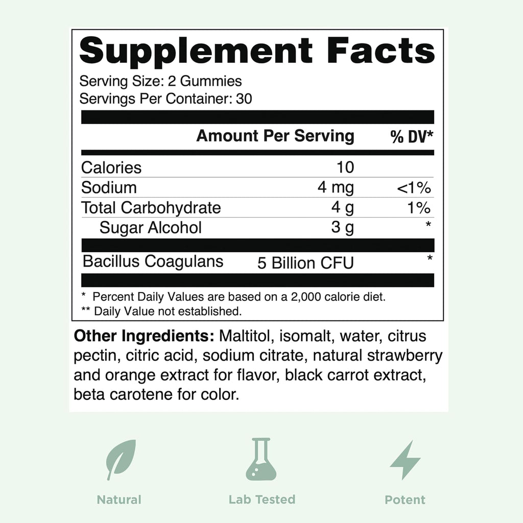 natural probiotic gummies for daily wellness