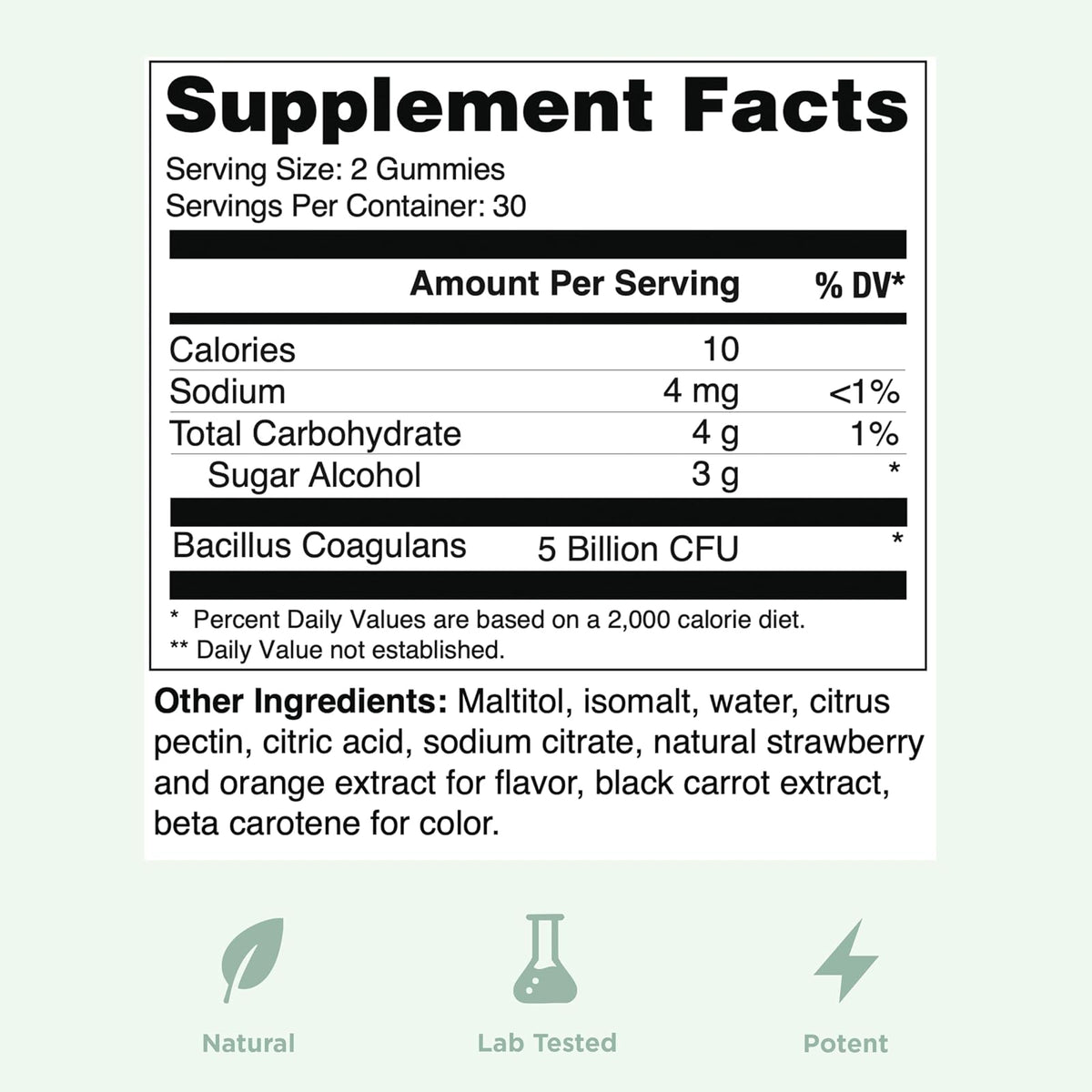 natural probiotic gummies for daily wellness