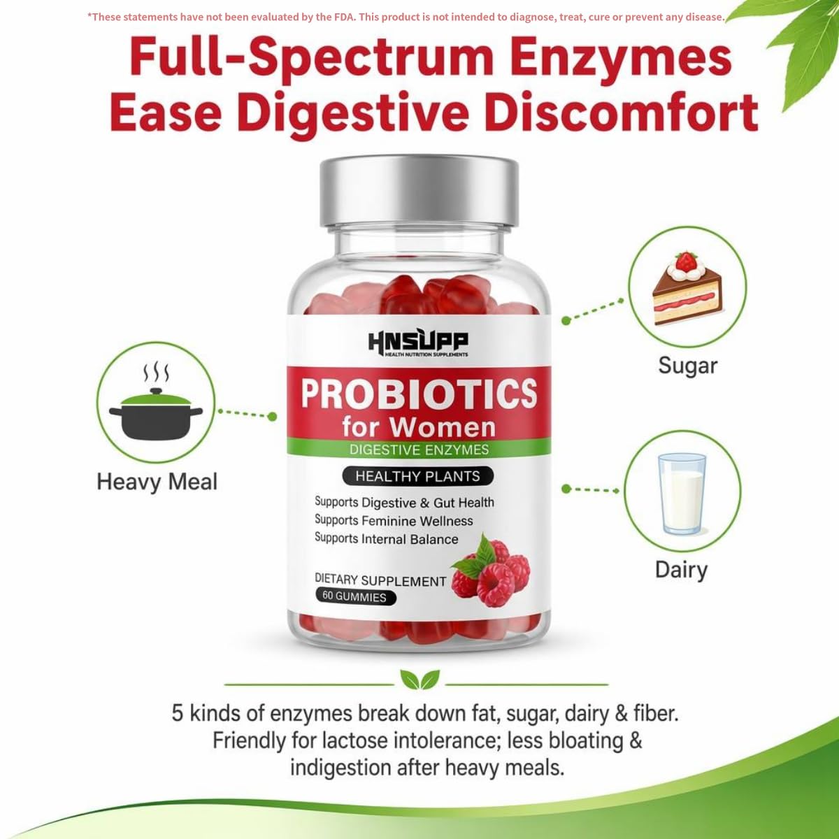 natural probiotic gummies for digestive balance