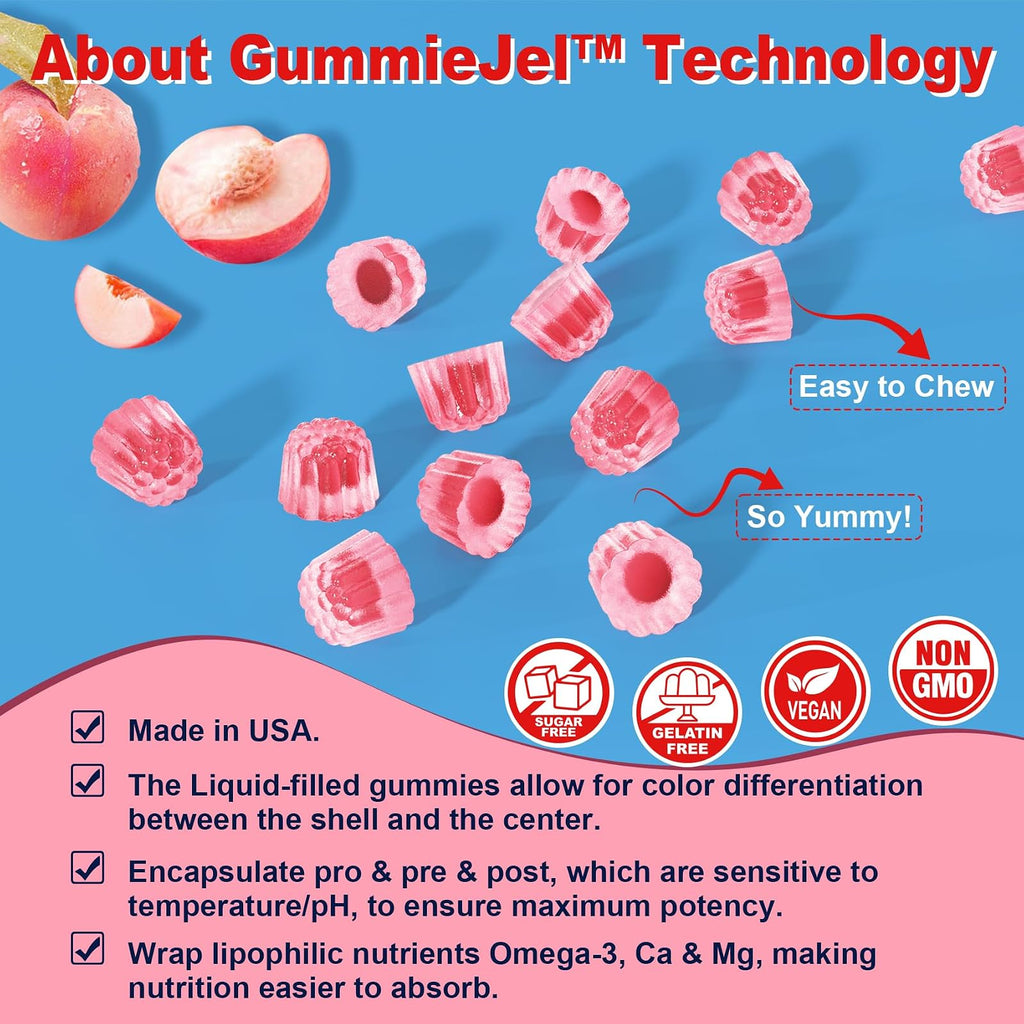 Natural probiotic gummies for everyday use