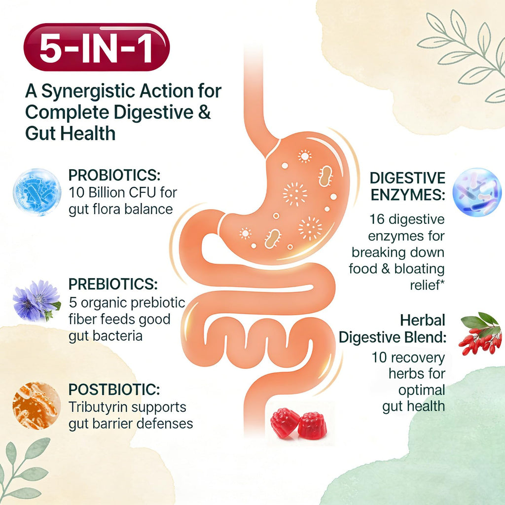 natural probiotic gummies for gut health