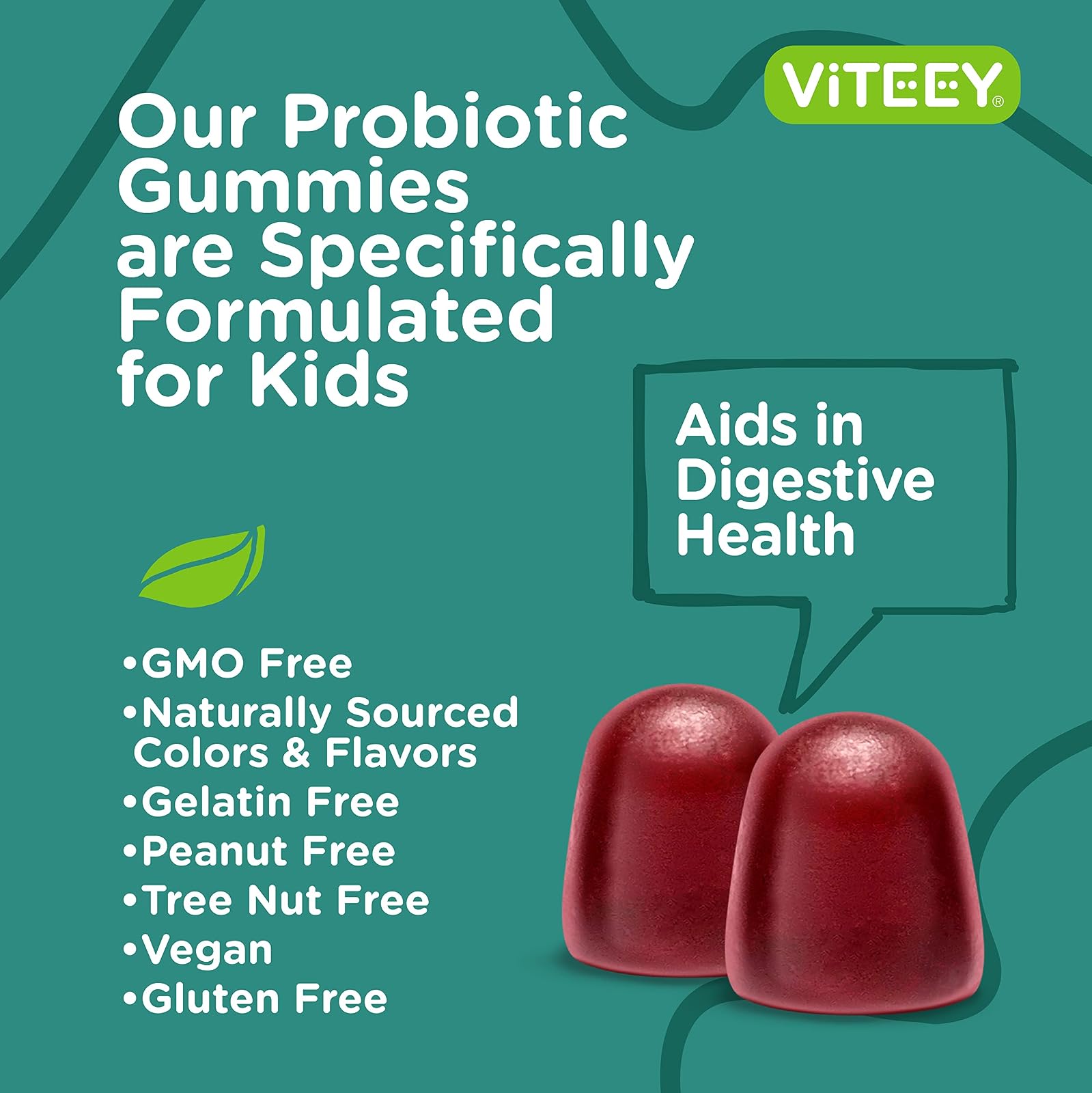 Natural probiotic gummies for kids