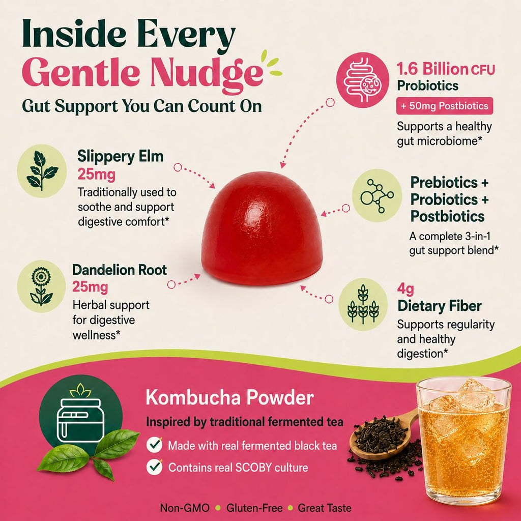 Natural probiotic gummies for wellness