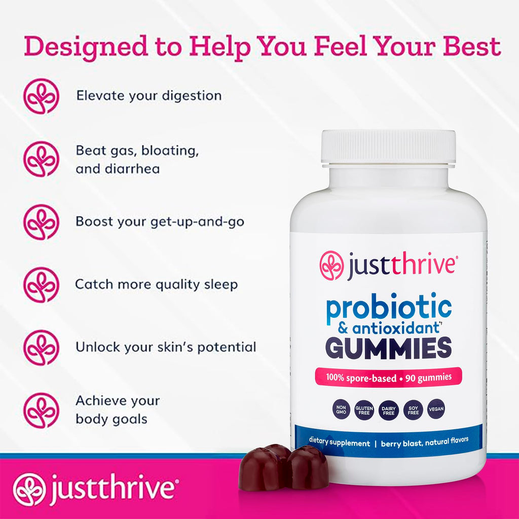Natural probiotic support in gummy form