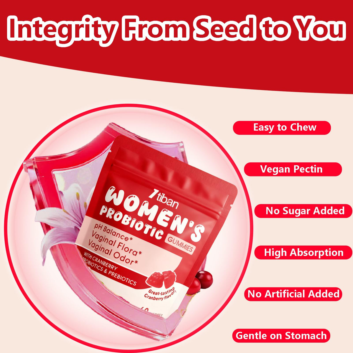Natural probiotics for balanced flora