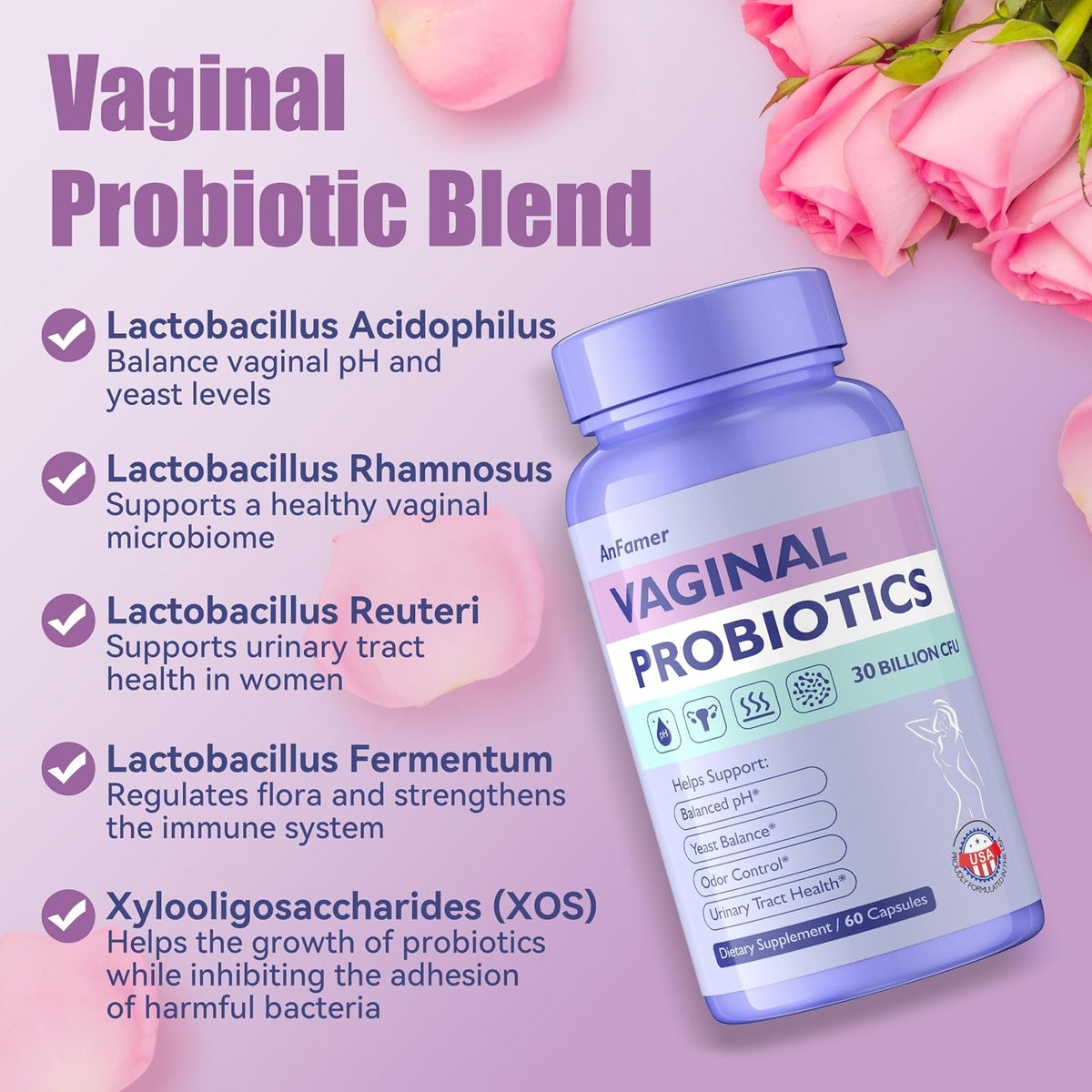 Natural probiotics for feminine balance