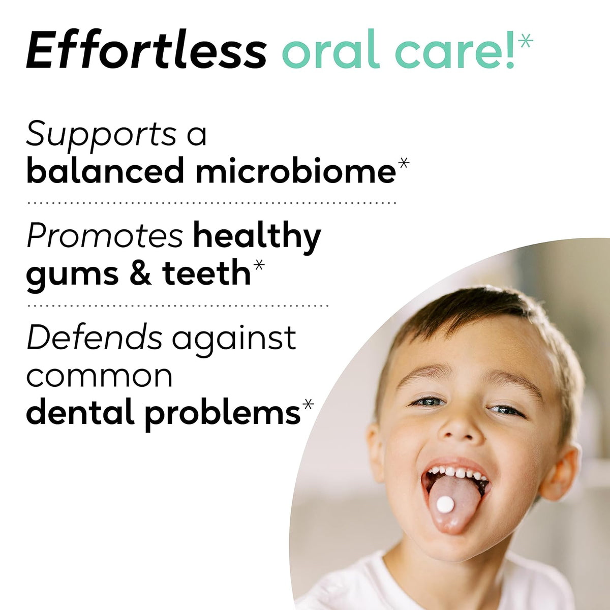 Natural probiotics for kids' teeth