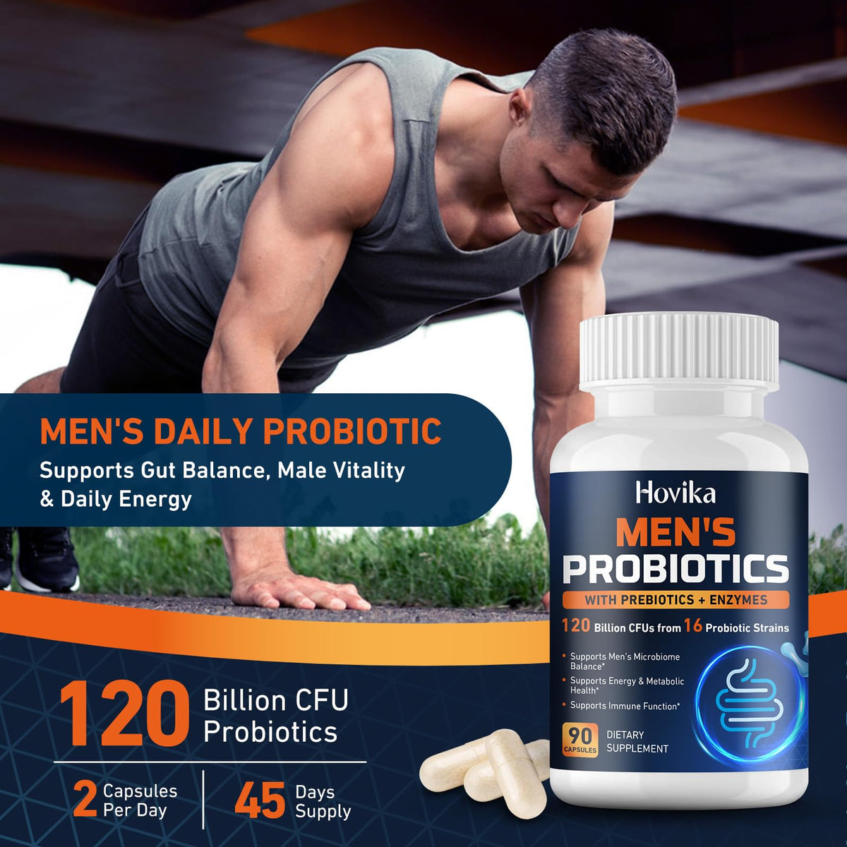 natural probiotics for men's wellness