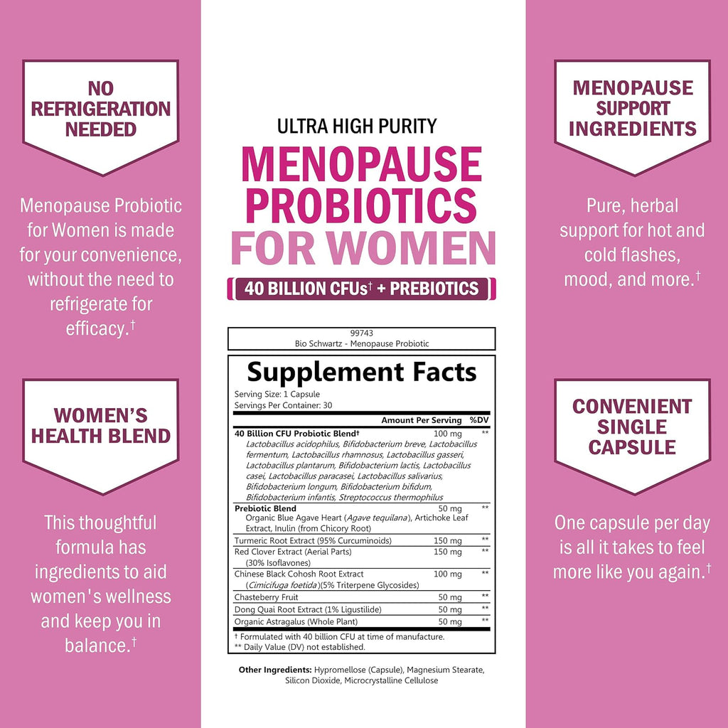 natural probiotics for menopause relief